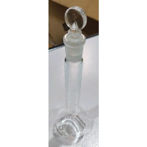 Glass Cylindrical 100ml Volumetric Flask For Lab Size 6 Inch At Rs