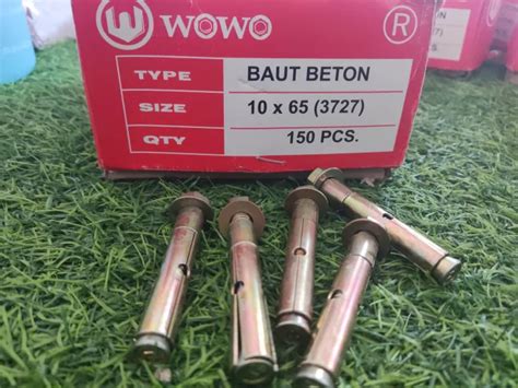 Per Bj Baut Beton Dynabolt Wowo 10 X 65 Baut Tanam Dinabol Wowo Lazada Indonesia