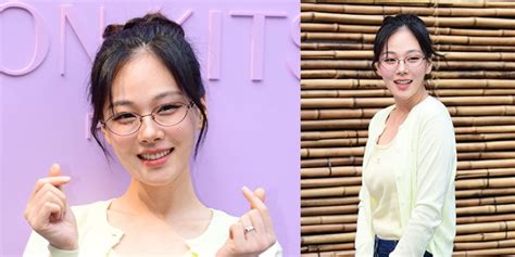 비비 봄기운 가득 산뜻한 카디건 청바지 패션 스타와 패션