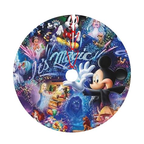 Mickey Disney Magical World Christmas Tree Skirt 48 Inchsoft And Funny
