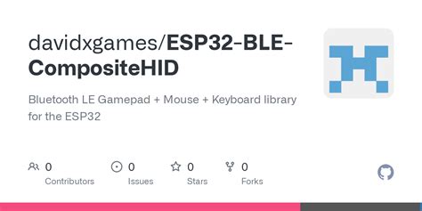 Releases Davidxgames ESP32 BLE CompositeHID GitHub