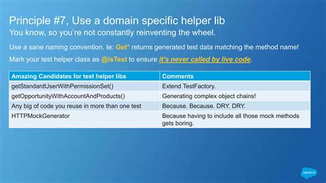 10 Principles Of Apex Testing Ppt