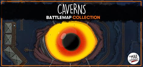 The Mad Cartographer Caverns Battlemap Pack Foundry Virtual Tabletop