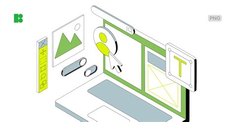 Ноутбук с приложением для веб дизайна Графика Envato Elements