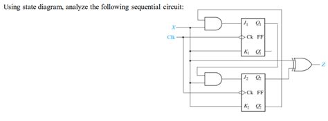 Solved Using State Diagram Analyze The Following Sequential Chegg Com