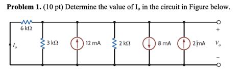 Solved Problem Pt Determine The Value Of Io In The Chegg Com