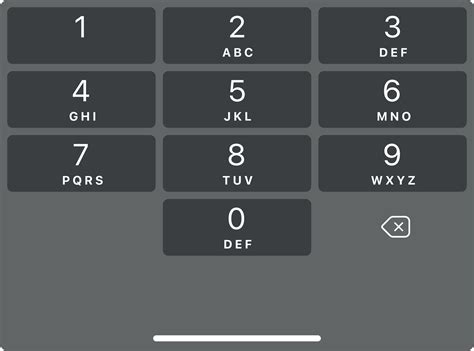 Smartphone Dial Keypad With Numbers And Letters Interface Keypad For