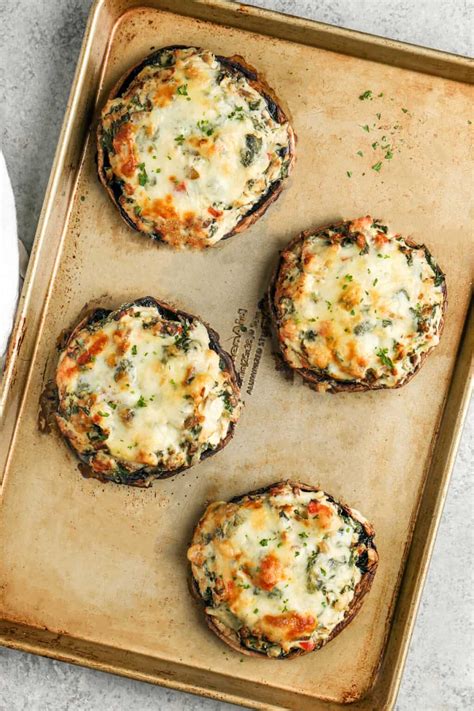 Stuffed Portobello Mushrooms Spend With Pennies