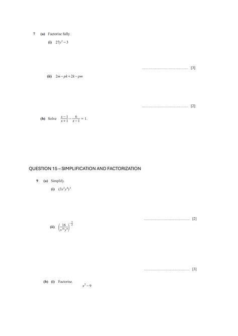 Algebra Igcse Maths Exam Question Bankpdf