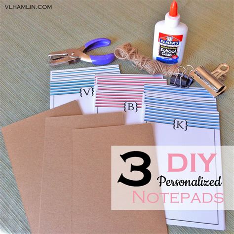 Make Your Own Personalized Notepads Heres 3 Ways Food Life Design