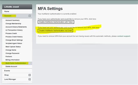 Fa Deactivation Without The Token Account Second Life Community