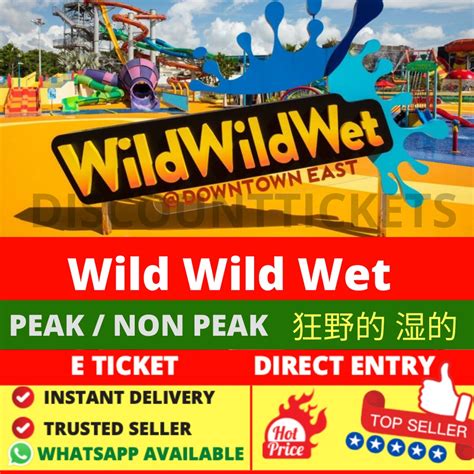 Wild Wild Wet Water Park At Downtown East Pasi Ris Singapore Shopee