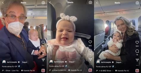 Bebê De Edson Celulari E Karin Surge Em Sua 1ª Viagem De Avião