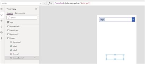 solved bar code scanner for dropdown input value power platform
