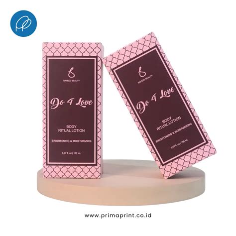 Custom Packaging Kosmetik Katalog Prima Print