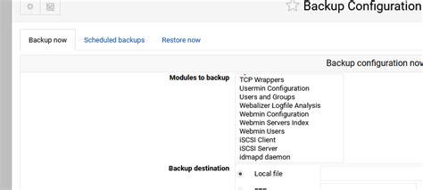 Restoring Virtualmin Configuration On A Fresh Server Breaks It Webmin