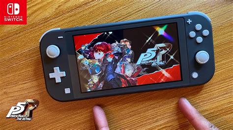 Persona 5 Royal Nintendo Switch Lite Gameplay YouTube