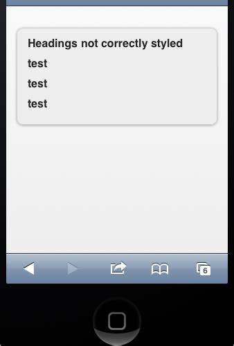 Jquery Mobile What Is The Proper Way To Have Content Inside A List List View Inset Content