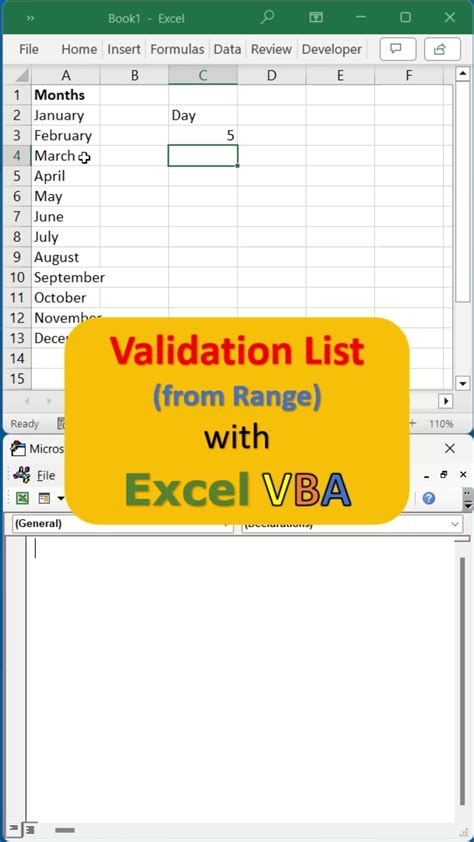 Validation List From String With Excel Vba Excel Macro Mania Facebook