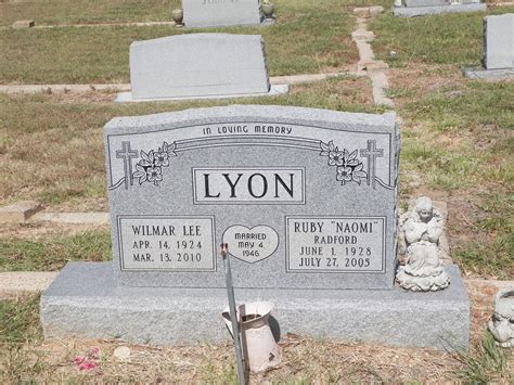 Ruby Naomi Radford Lyon 1928 2005 Mémorial Find A Grave