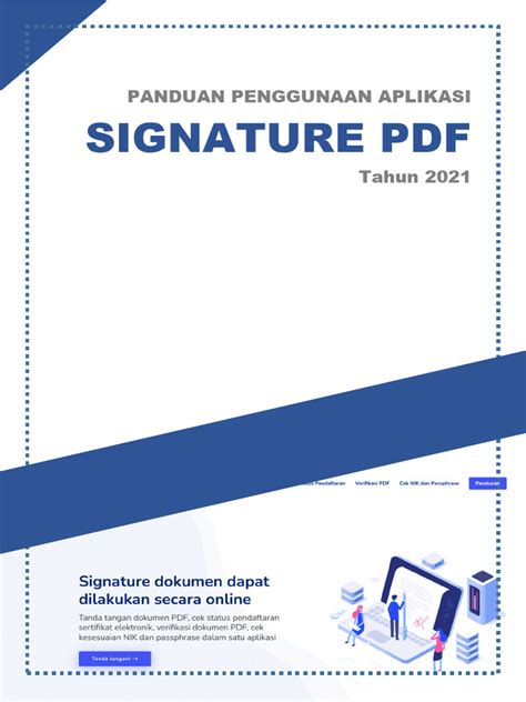 panduan penggunaan aplikasi signature pdf pdf