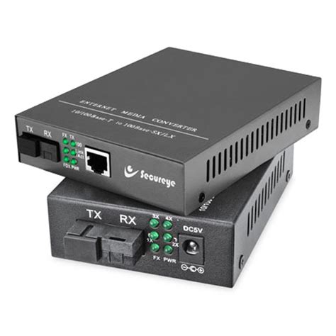 Buy Secureye Single Mode Single Fiber Media Converter S SMSF FE Pair At Best Price In