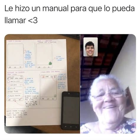 Le Hizo Un Manual Para Que Lo Pueda Llamar Memes