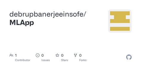 Github Debrupbanerjeeinsofe Mlapp