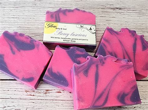 Berry Luscious Handmade Cold Process Soap Glow Body And Soul