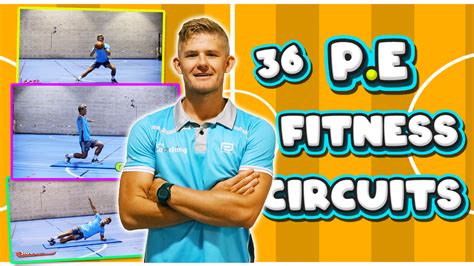 Fitness Circuit Stations 36 Pe Activities For Elementary And Middle
