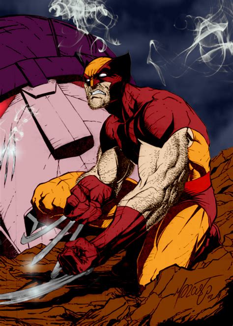 Wolverine Vs Sentinel By Pascal Verhoef On Deviantart