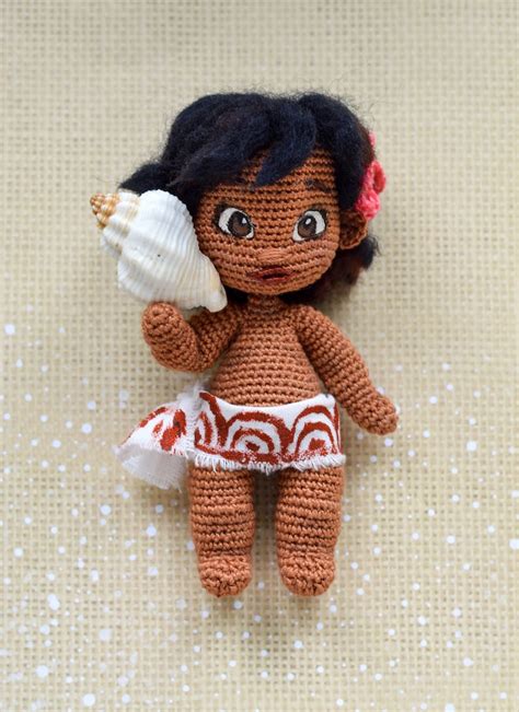Moana Doll Crochet Pattern Etsy