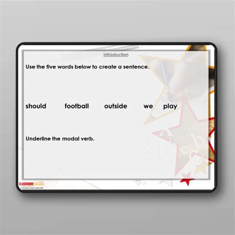 Year 5 Using Modal Verbs Modelling Ppt Resource Classroom Secrets