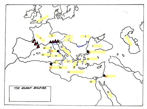 Roman Empire Map Diagram Quizlet