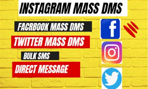Send Facebook Mass Dms Instgaram Mass Dms Direct Messages And Bulk Sms