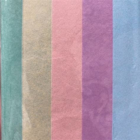 Pastel Assorted Tissue Paper Packs Cupcake And Cake Decorating Supplies