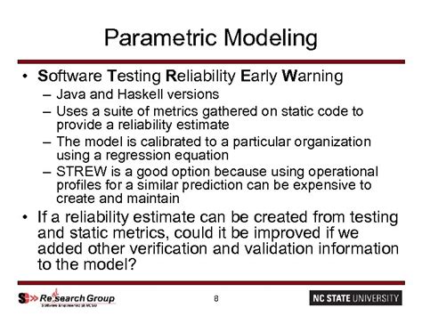 Defect Density Estimation Through Verification And Validation Mark