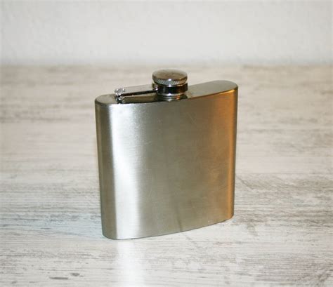 Vintage Stainless Steel 6 Ounce Flask Drinking Flask T For Him T