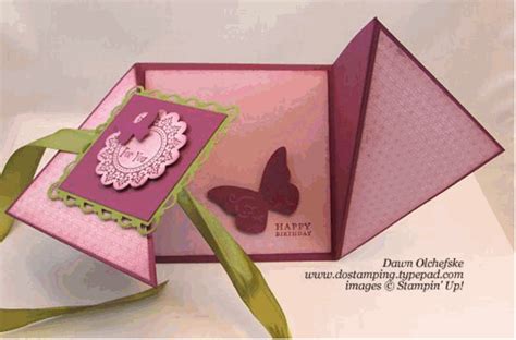 Mema S Crafts Triangle Tri Fold Card