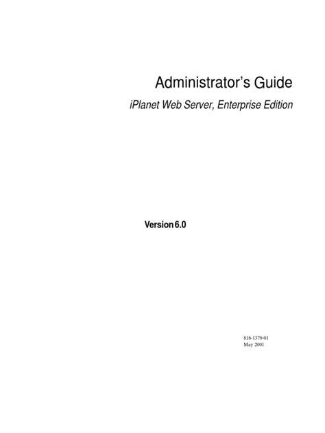 Iplanet Web Server 60 Administrators Guide Pdf Copyright Digital Technology