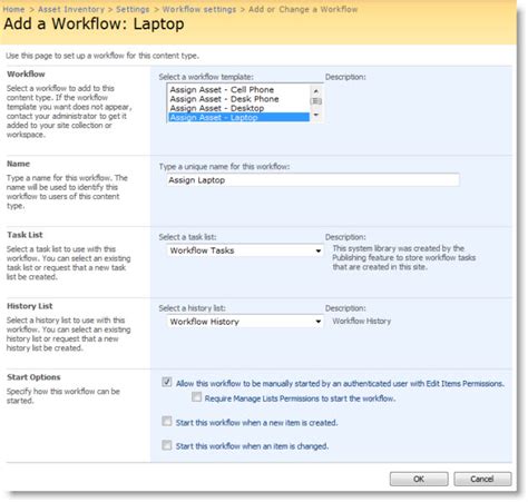 how to associate a workflow conductor workflow to a content type