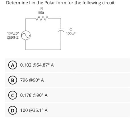 Solved What Is The Capacitive Reactance Xc Of The Chegg
