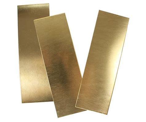 Red Brass Sheet 24ga 2 X 6 51mm Thick Pkg Of 3 Bs24 2 Etsy