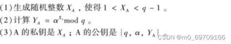 ElGamal算法 elgamal签名算法 CSDN博客