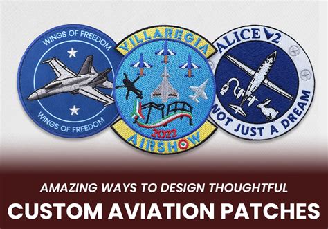 Amazing Ways To Design Thoughtful Custom Aviation Patches