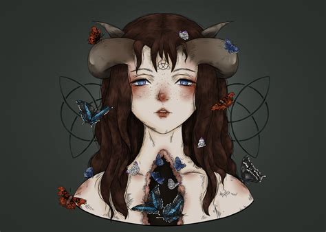 Butterfly Druid By Ivycauldron On Deviantart