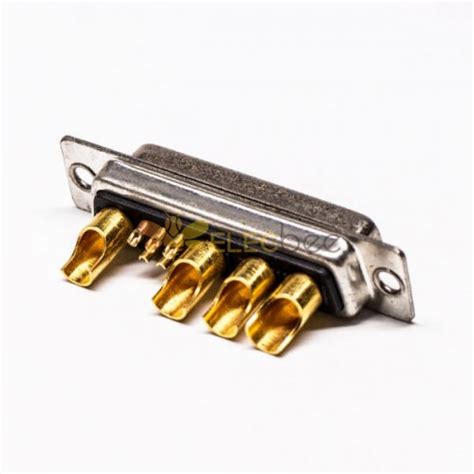 Db9 Female D Sub Solder Connector 9w4 Straight Staking Type For Cable