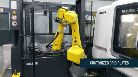 halter technology custom grid plate for custom workpieces halter cnc