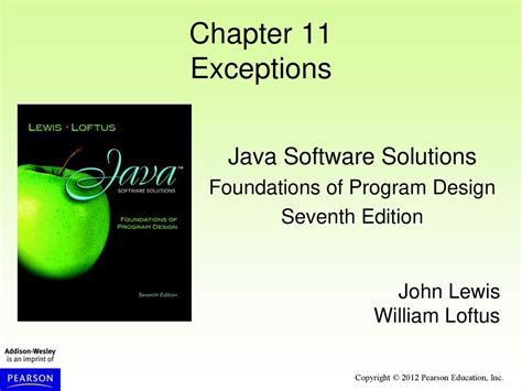 Java Software Solutions Foundations Of Program Design Seventh Edition