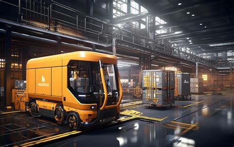 Premium Ai Image Futuristic Autonomus Robot